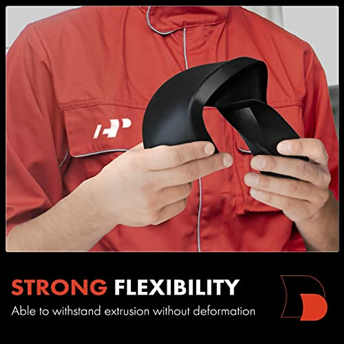 A-Premium Set of 4PCS Mud Flaps Splash Guards Mudguards Mudflaps with Hardware Kits Accessory Compatible with Toyota Sienna, 2011-2017, Van, (Not fit SE), Black Color, Front LH RH and Rear LH RH