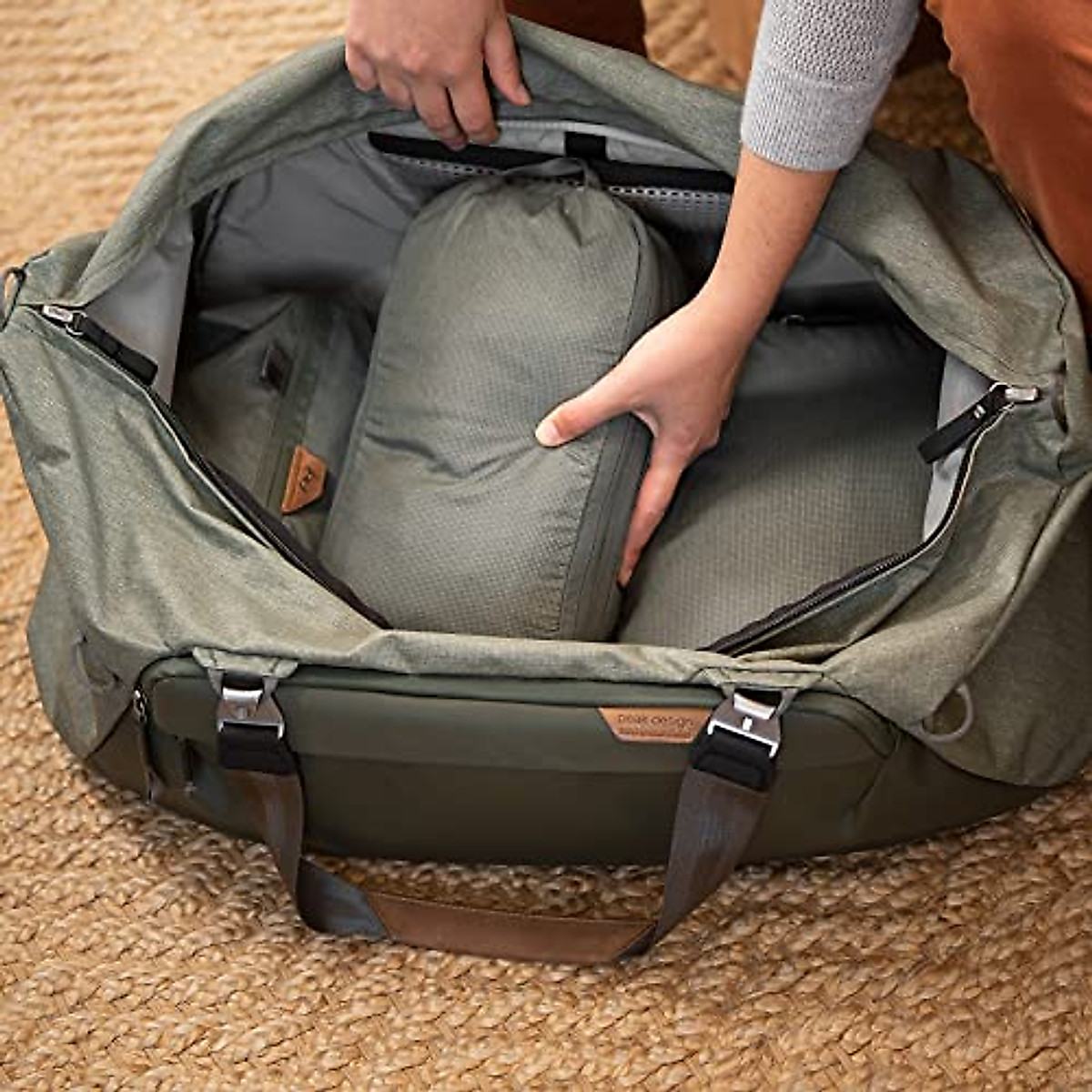 Peak Design Packing Cube Small for Quick and Efficient packing (Sage)