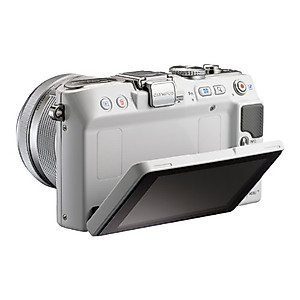 Olympus PEN E-PL3 14-42mm 12.3 MP Mirrorless Digital Camera with CMOS Sensor and 3x Optical Zoom (White) - International Version (No Warranty)