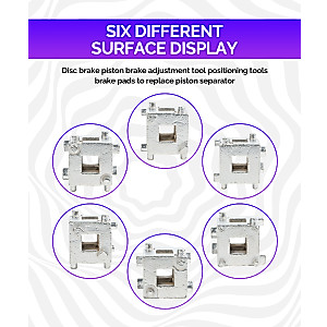RACOONA Brake Caliper Compression Tool,Car Rear Disc Brake Piston Tool,Car Accessories Caliper Piston Compressor Tool,3/8" Disc Brake Piston Caliper Wind Back Cube Tool,Fits Rear Disc Brakes on Cars