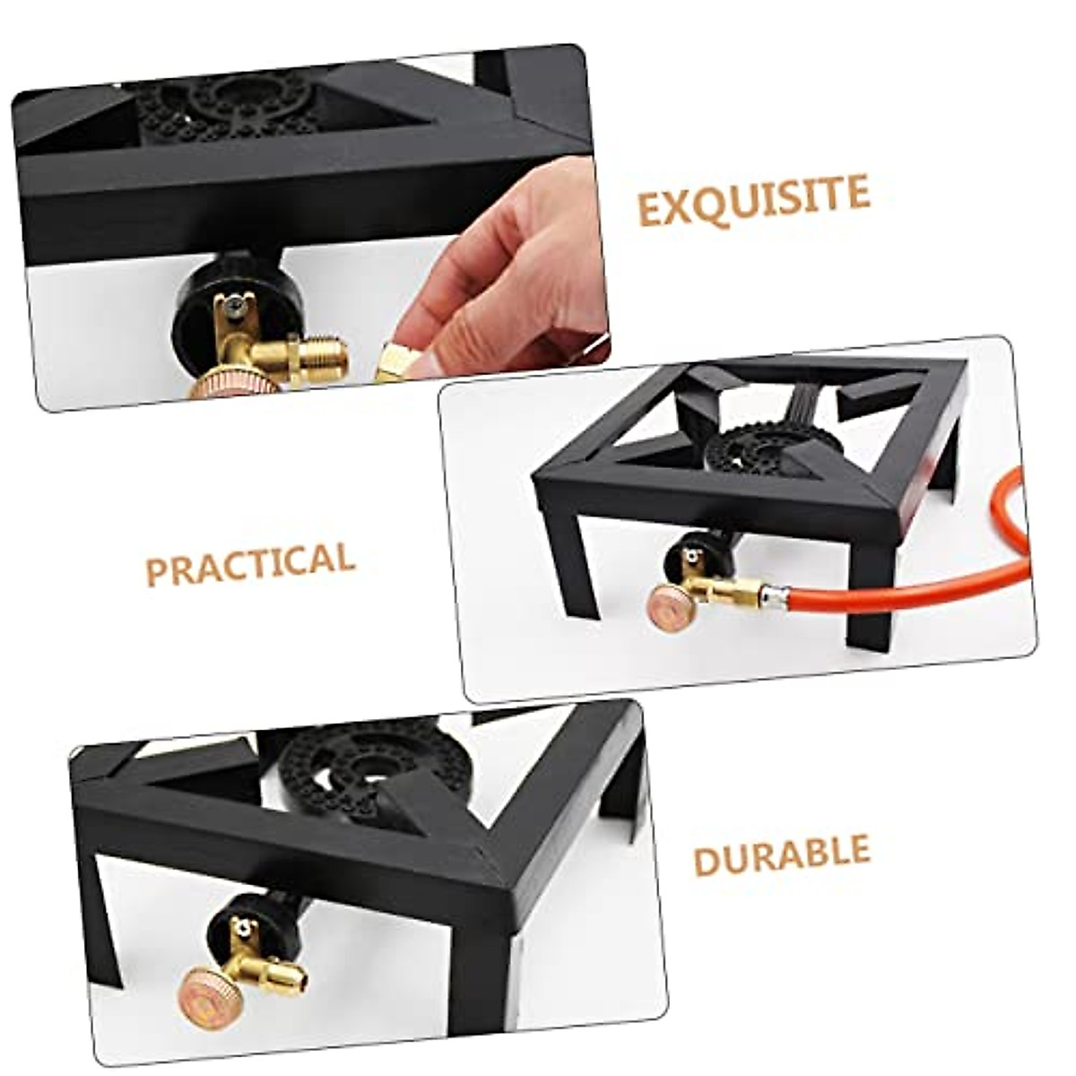 VANZACK 1 Set Gas Stove Outdoor Stove Gas Stove Portable Outdoor Bbq Cast Propane Cooker Cast Iron Propane Lpg Gas Cooker Portable Stove Burner Propane Burner Gas Stove Burner Furnace Tank