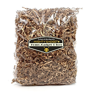 Mighty Gadget 1/2 LB Kraft Crinkle Cut Paper Shred Filler for Gift Wrapping & Basket Filling