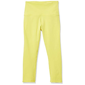 Amazon Essentials Women's Active Sculpt High Rise Capri Legging (Available in Plus Size), Bright Yellow, Medium