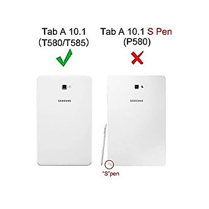 KIQ Galaxy Tab A 10.1 Case T580 2016, Shockproof Full-Body Heavy Duty Rugged Impact Drop Protection Cover for Samsung Galaxy Tab A 10.1" SM-T580 SM-T585 (Armor Black)