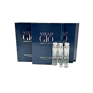 GIORGIO ARMANI Acqua Di GIO Profondo Sample Spray Perfume 1.2ml / 0.04 oz - 3 PCS set