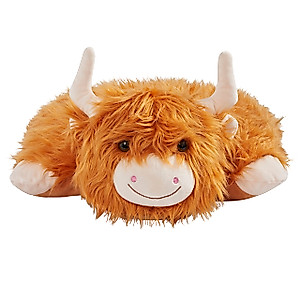 Pillow Pets 18" Highland Cow Stuffed Animal Plush Toy