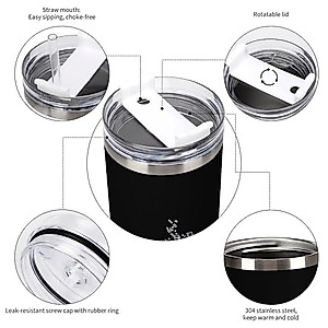 Skiing Ski Freeride 40OZ Tumbler Stainless Steel Travel Mug Water Bottle Car Cup Tea Cups with Lid Black-style