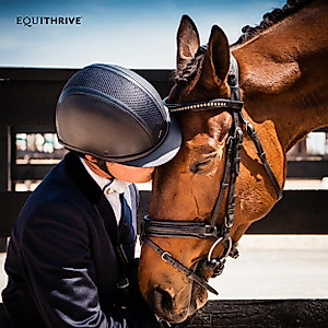 Equithrive Horse Gut Pellets with Probiotics, Psyllium Husk Powder, Sodium Bicarbonate and Omega 3 Fatty Acids, Digestive Support Supplement, 3.3 lbs