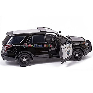 Motormax 1/24 CHP California Highway Patrol B&W Ford PI Utility Police SUV