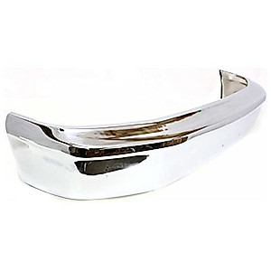 Crash Parts Plus Chrome Steel Front Bumper for Ford Bronco, F-150, F-250, F-350 - FO1002236