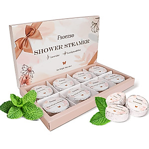 Easter Basket Stuffers Shower Steamers Aromatherapy - Shower Bombs - Bath Bombs Nasal Congestion Relief Shower Tablets Women Home Spa Gift Set Stocking Stuffers for Women
