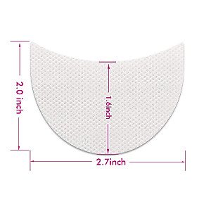 TailaiMei 120 Pcs Eyeshadow Shields, Eyeshadow Stencil for Prevent Makeup Residue, Lint Free Gel Pad for Eyeliner, Eyelash Extensions and Lip Makeup