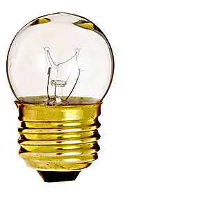 Satco S3794 7.5 Watt S11 Incandescent Bulb – Clear, Medium Base, 2700K Warm White, 40 Lumens - 20 Pack