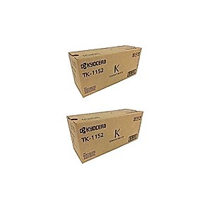 TK1152 Genuine Kyocera Toner Cartridge 2 Pack, 1T02RVOUSO, 3000 Page-Yield Per Ctg, Black
