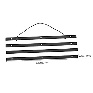 ARTIBETTER 12 Pcs Magnetic Scroll Wall Hanging Poster Holders Magnetic Pictures Magnetic Hanging Frame Artwork Hanger Magnetic Light Hanger Canvas Child Wood Magnetic Attraction Wire Rack