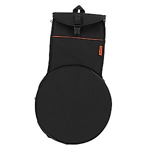 Generic Drum Pad Bag, Dumb Bag Storage Backpack Cases with Detachable Carrying Black Waterproof Oxford Fabric Pouch Holder for 12Inch and 8Inch Pads, EZM4R14DXK03859ZS8