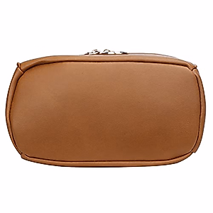 KKXIU Convertible Mini Leather Backpack Purse For Women and Ladies Small Quilted Daypack with Colorful Strap (A-brown)