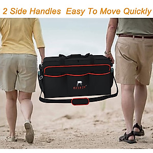 EDIBIN 22 Inch Griddle Carry Bag Fits for Blackstone 1813 22 inch Tabletop Griddle with Hood Lid,Exclusively Fits for Blackstone Tabletop Griddle 22 inch with hood Carry Bag,600D Polyester Heavy Duty