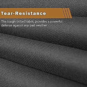 Creole Feast CR2001 Premium Oxford Grill Cover, Waterproof, Heavy-Duty for All-Year Weather Protection, Black