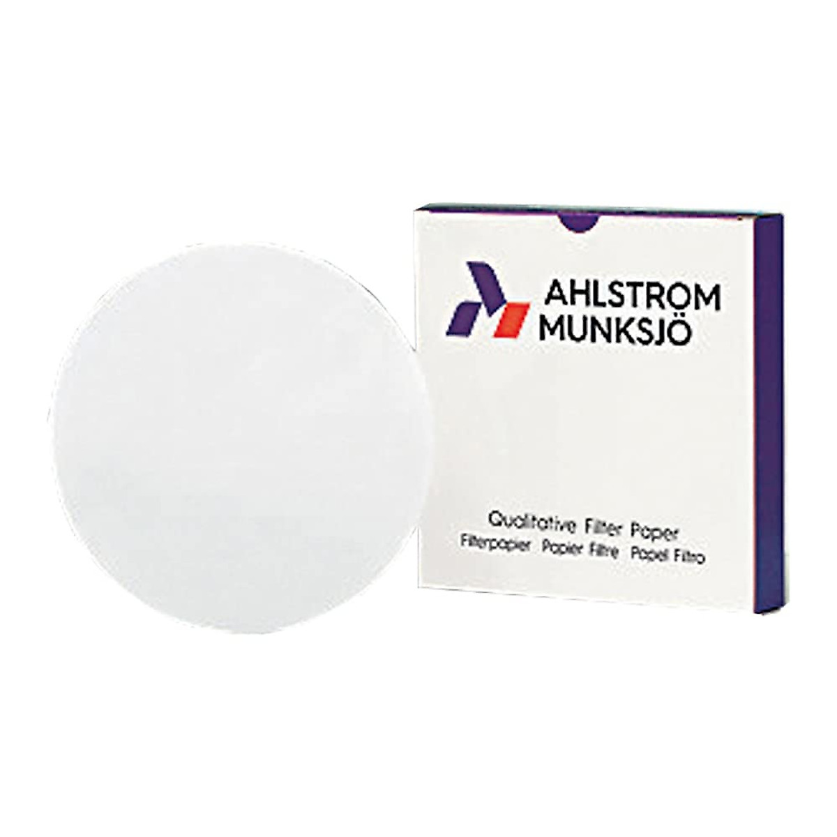 Ahlstrom 6310-2500 Qualitative Filter Paper, 10 Micron, Medium Flow, Grade 631, 25cm Diameter (Pack of 100)