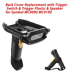 MC9190 Back Cover Replacement with Trigger Switch & Trigger Plastic & Speaker for Symbol MC9000 MC9090 MC9200 MC92N0 Handheld Barcode Scanner