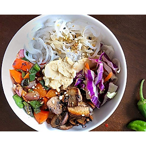 Miracle Noodle Variety Pack (Angel Hair, Fettuccine, Spaghetti & Rice) - Ready-To-Eat, Shirataki Noodles, Shirataki Rice, Keto, Gluten Free, Low Carb, Low Calorie, Konjac Noodles - 2 Bags Each, 8-Pack