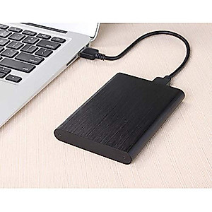 External HardDrive Portable HardDrive HighSpeedUSB 3.1 External HDD 1TB 2TB External HardDrive forMacPC,Laptop(2TBBlack)