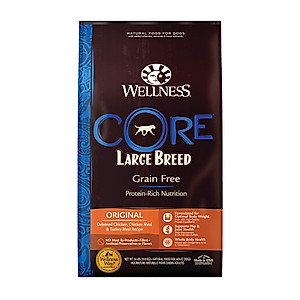 Wellness CORE Natural Grain Free Large Breed Original Dry Dog Food, 24 lbs