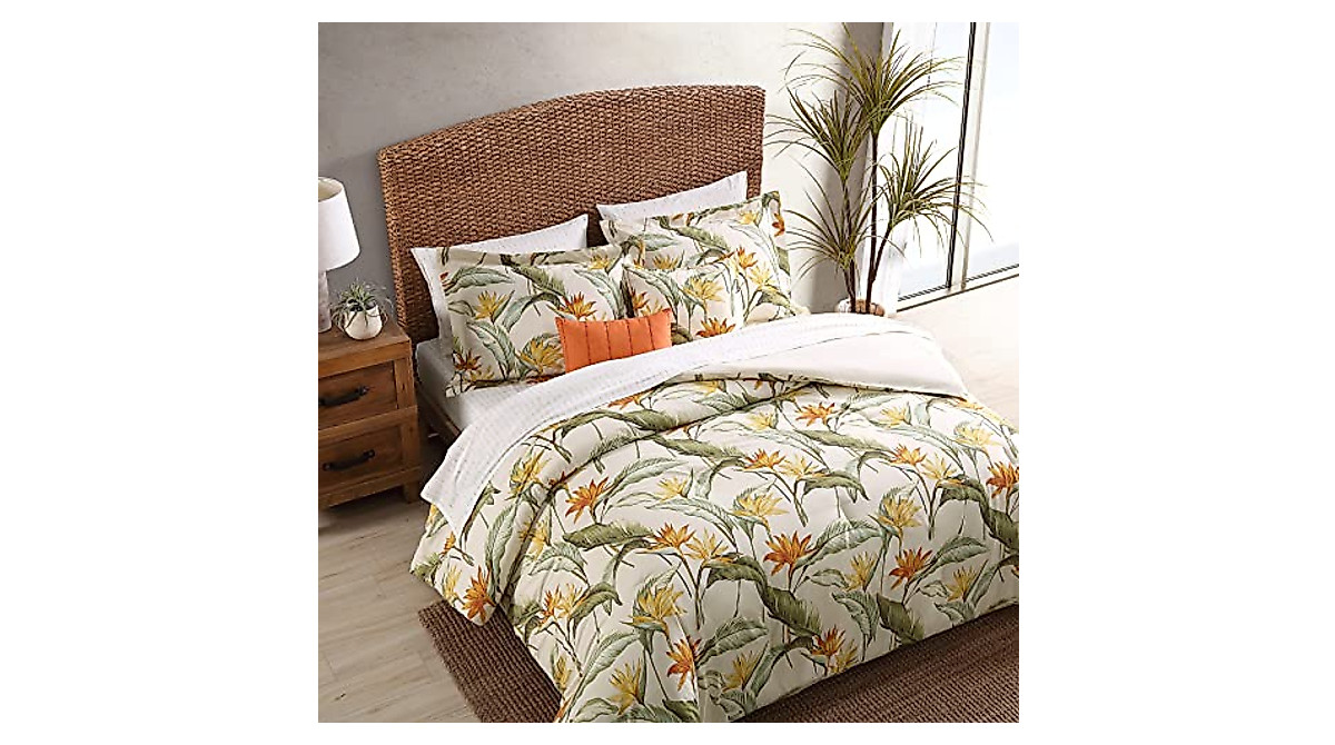 Tommy Bahama Queen Comforter Set - Tropical Bedding