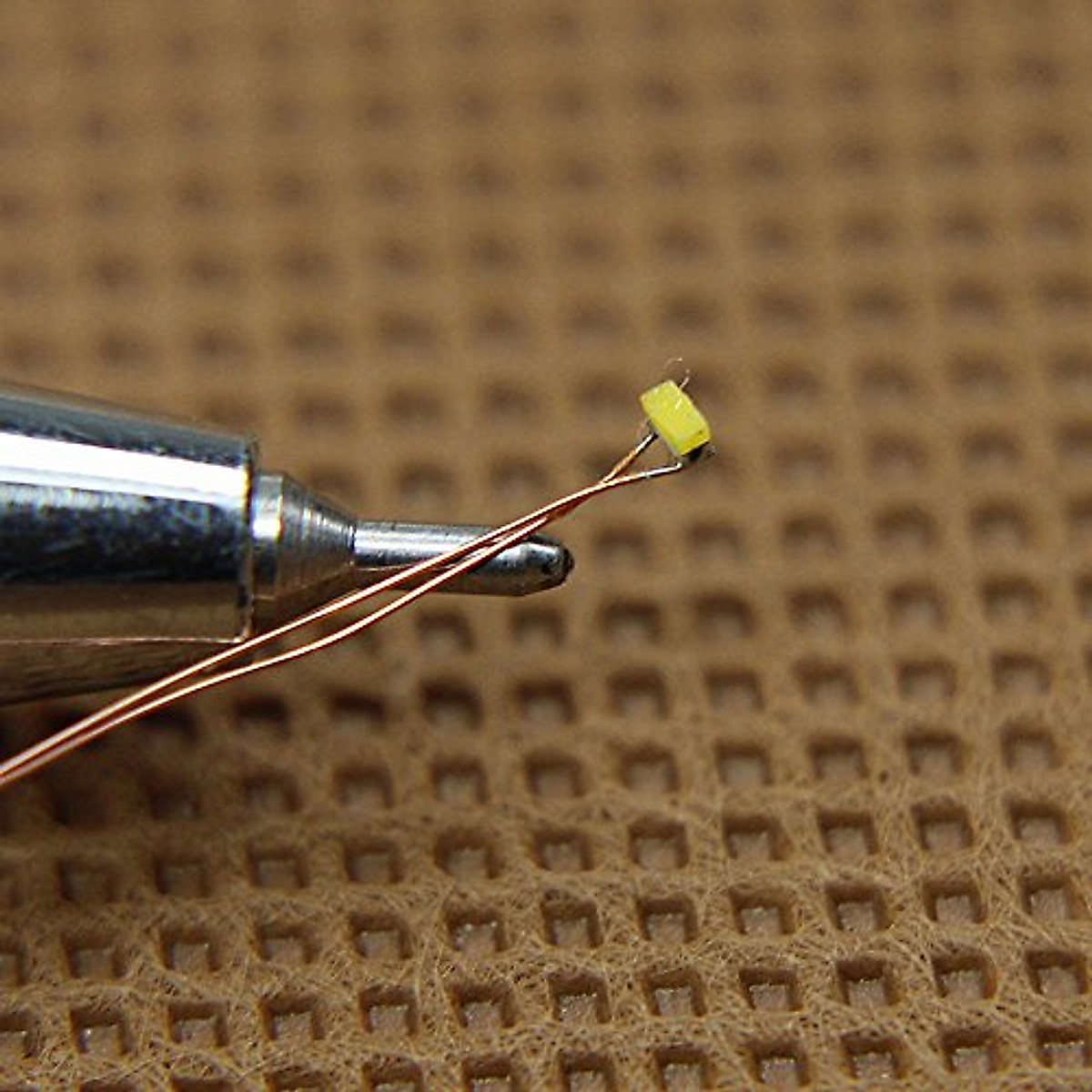 C0402WM 20pcs Pre-soldered Micro 0.1mm Copper Wired Warm White SMD Led 0402