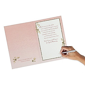 Dayspring Baptism Greeting Card for Baby Girls (Baby Feet) (0399RZA1004)