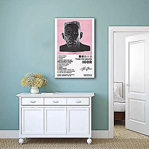 American Rapper Tyler Poster Decorative The Creator Album Cover Signed Limited Posters Wall Art Decor Print Picture Paintings for Living Room Bedroom Decoration Poster (6,12x18in Unframe)