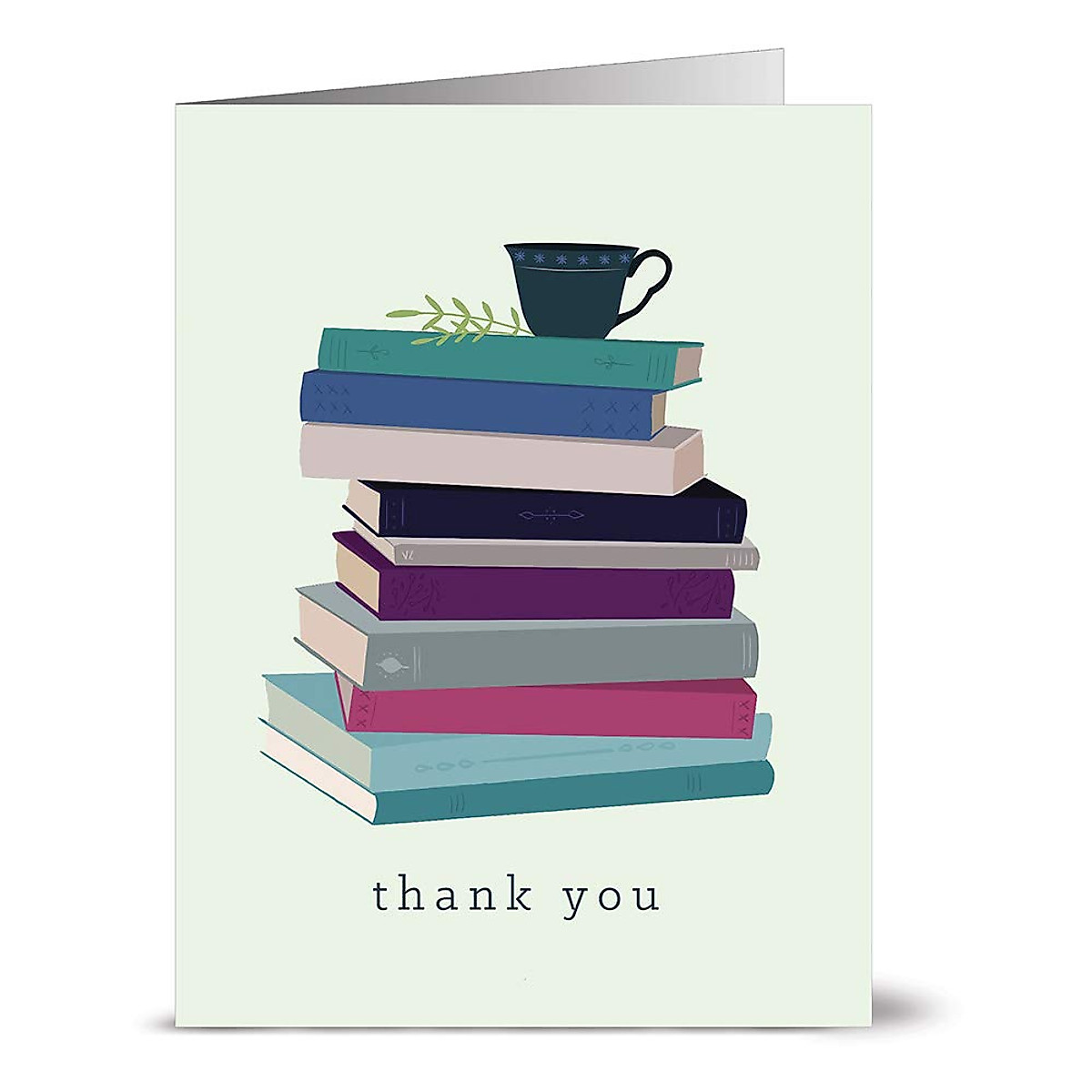 Note Card Cafe Thank You Cards with Envelopes | 72 Pack | Blank Inside, Glossy Finish | 6 Love of Reading Thank You Designs | Assorted Set for Greeting Cards, Occasions, Birthdays, Gifts