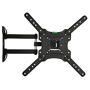 Stainless Steel Portable Monitor Stand for Most 14-55 Inches Flat Curved TVs,Universal TV Wall Bracket up to 30KG Tilting Height Adjustable, Max VESA 400x400mm