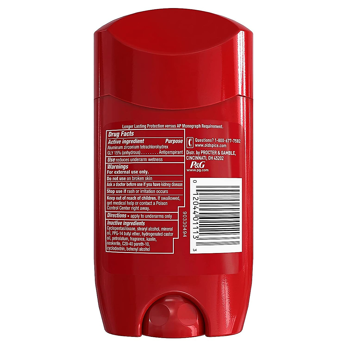 Old Spice Red Zone Anti-Perspirant Deodorant Invisible Solid Swagger, 2.6 Ounce (Pack of 3)