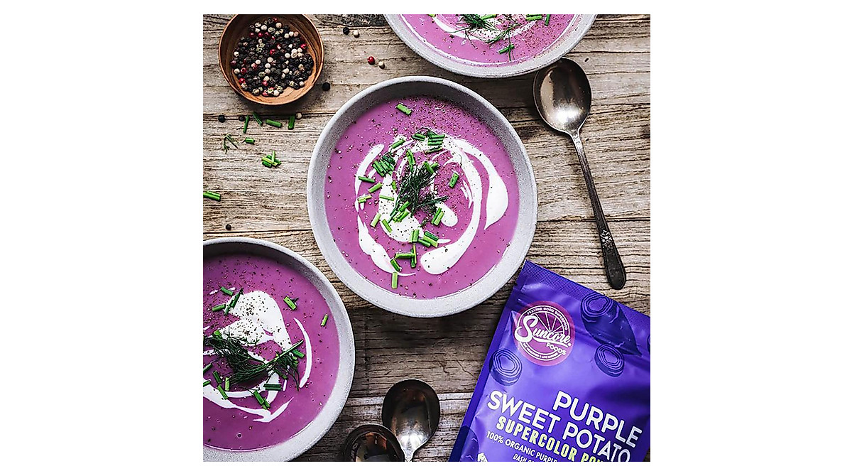 Suncore Foods Purple Sweet Potato Powder, Purple Food Coloring Powder ...