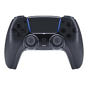 AimControllers Custom PRO Controller compatible with PS5 Console & PC | Custommade Wireless Gaming Controller with 4 Back Remappable Paddles | Gaming Accessories Electronics | Black Matte