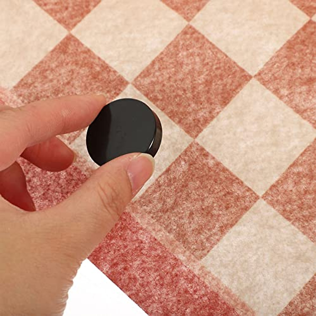 Portable Chess Board Games Tournament Chess Board Roll Up Chess Set Portable Folding Chess Board Tournament Chess Mat for Kids Xmas New Year Party Game Favors Travel Chess Mat