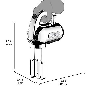 Dualit 4-Speed Professional Hand Mixer, Chrome