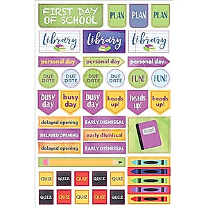 Essentials Teacher Planner Stickers (Set of 400 Stickers)