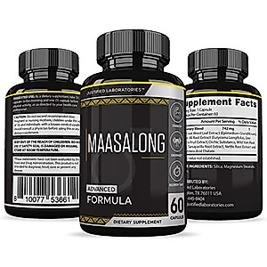 (2 Pack) Maasalong All Natural Advanced Men's Health Masalong Formula 120 Capsules