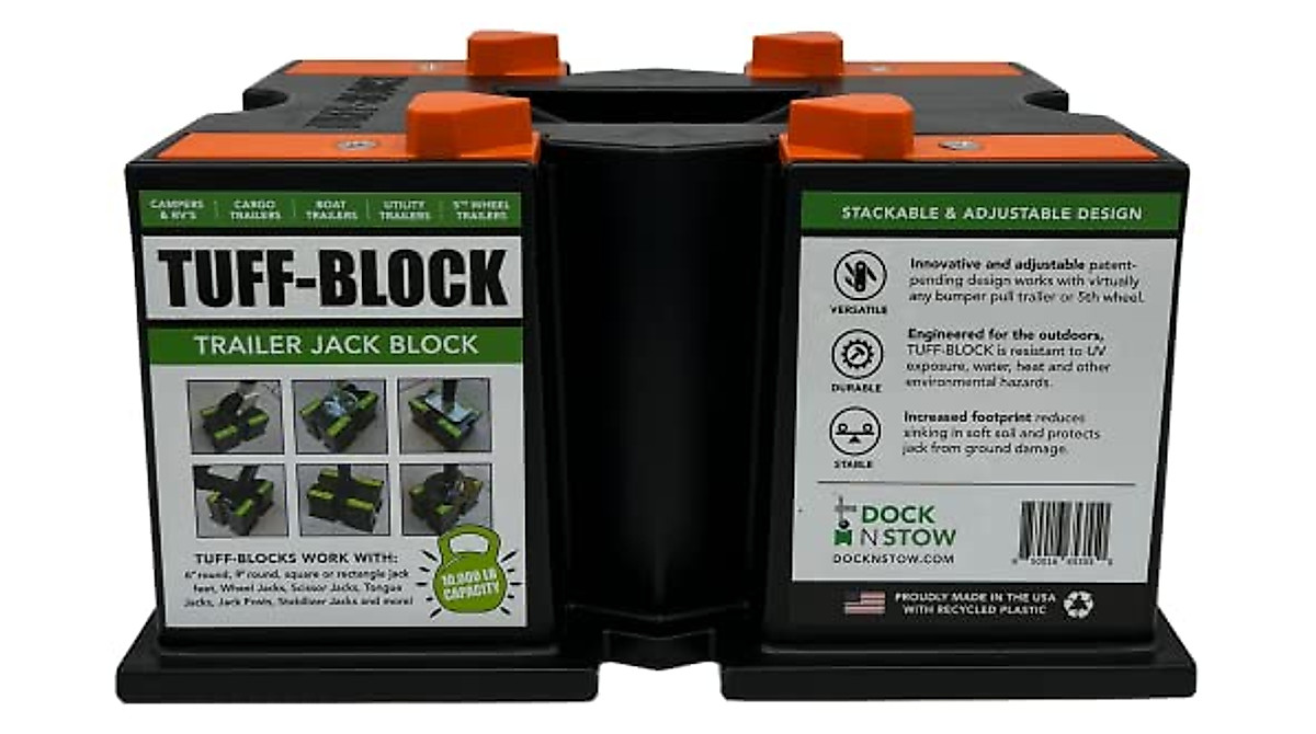 TUFF-Block Trailer Jack Blocks for RVs & Boats