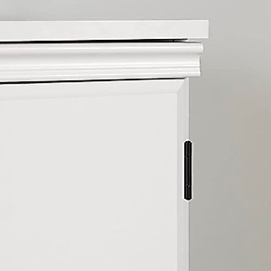 South Shore Morgan 2-Door Storage Cabinet, Pure White