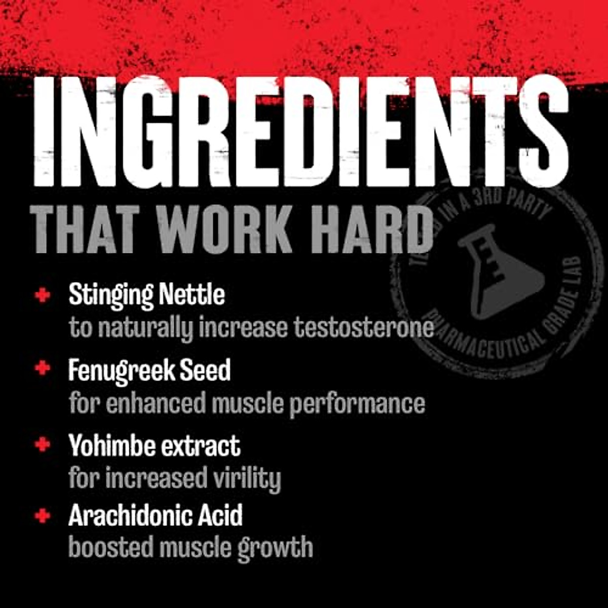Animal Test – Testosterone Booster For Men – Arachidonic Acid, Yohimbe Bark, Trans Resveratrol, Cissus Quadrangularis – Convenient All-in-one Packs for Strength Athletes & Bodybuilders – 21 Day Cycle