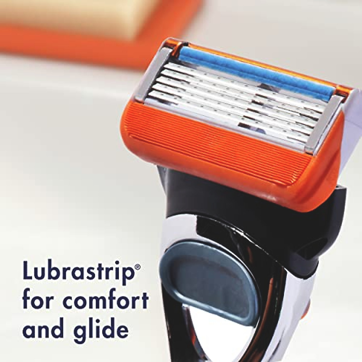 Gillette Fusion5 Power Mens Razor Blade Refills, 8 Count, Lubrastrip for a More Comfortable Shave