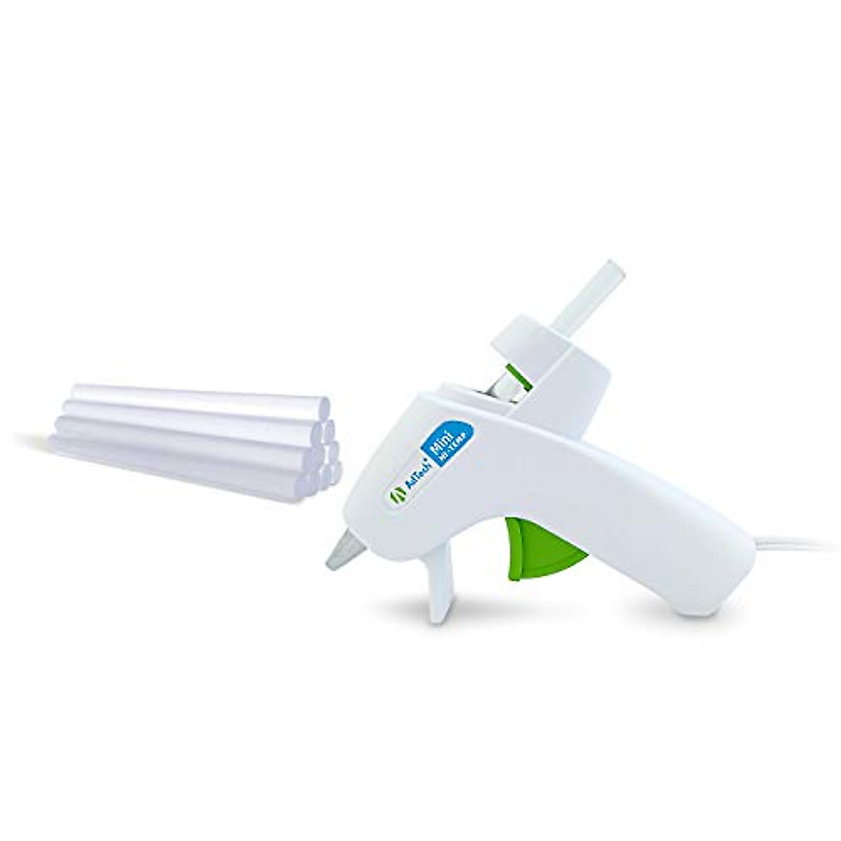 AdTech High Temp Combo Kit Mini Hot Glue Gun with Sticks, White