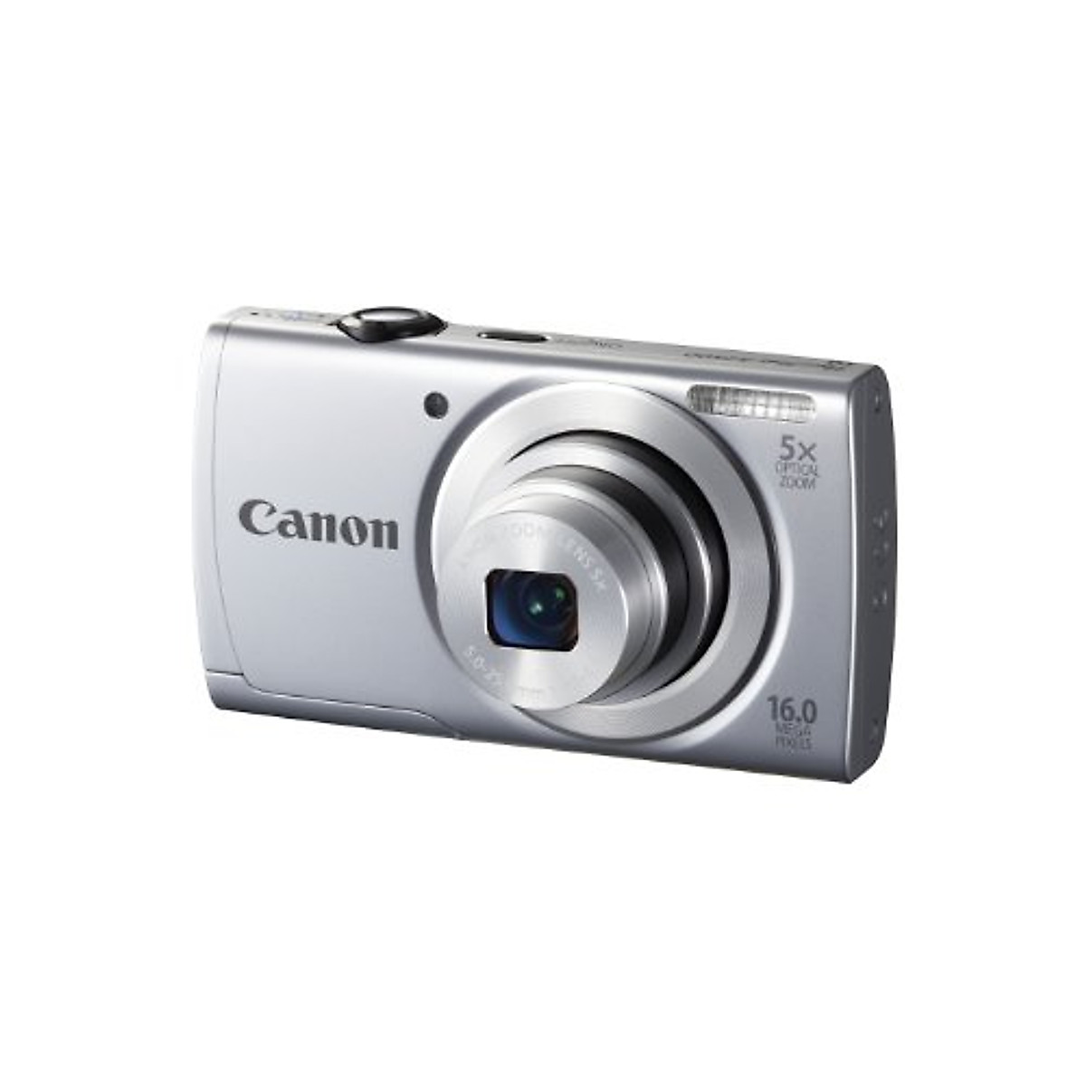 Canon PowerShot A2500 16MP Digital Camera with 5x Optical Image Stabilized Zoom with 2.7-Inch LCD (Silver) (OLD MODEL)