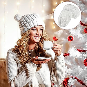 6 Rolls 1182 Yards Velvet Chenille Yarn Polyester Blanket Yarn Fuzzy Crochet Yarn Fluffy Soft Yarn Thick Yarn for Crocheting for DIY Bulky Weaving Crafts, 197 Yd, 3.53 Oz Each Roll (White)