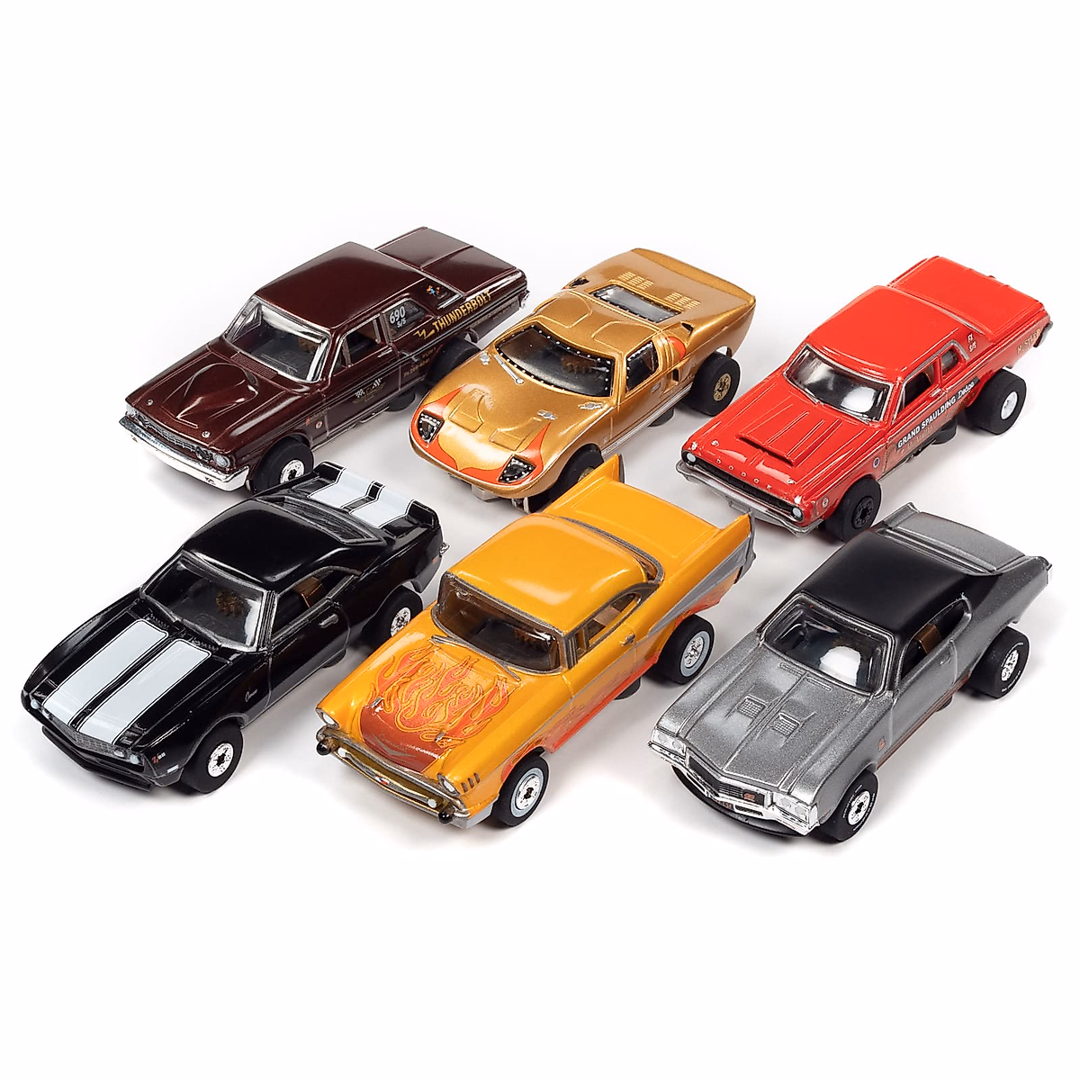 Auto World Thunderjet Cars N Coffee 1972 Buick GS (Silver) HO Scale Slot Car