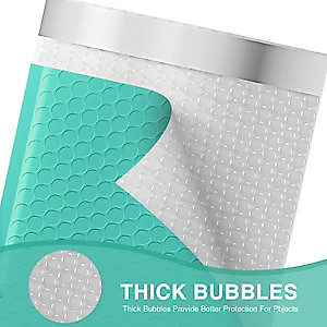 Metronic 100 Pack Bubble Mailer 6x10, Waterproof Padded Envelopes Self-Seal Small Bubble Mailers Cushioning Bubble Envelopes for Shipping,Small Items, Jewelry Makeup Supplies, Packaging Bulk#0